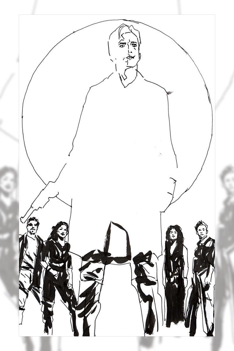 Firefly #1 concept cover sketch – Art of Jock