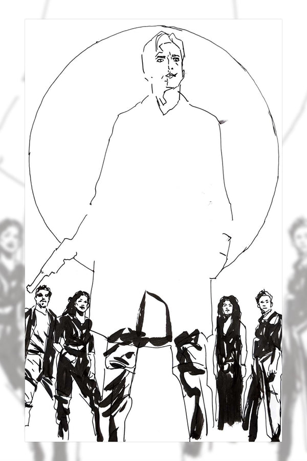 Firefly #1 concept cover sketch – Art of Jock