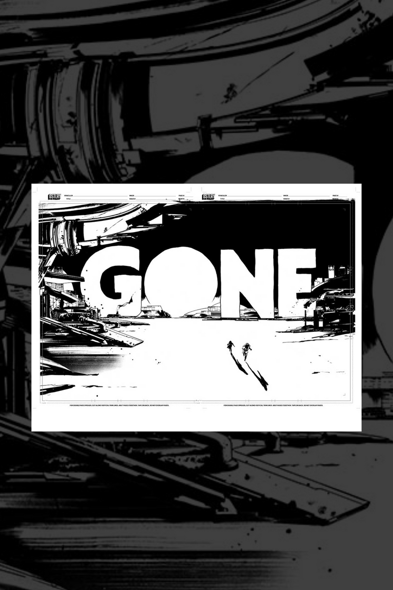 GONE - Limited Edition Fine Art Print – Art of Jock